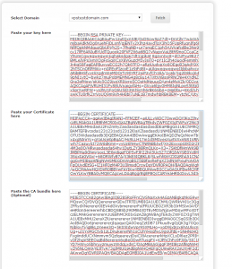 Управление SSL сертификатами в Webuzo — VPS.ua Wiki